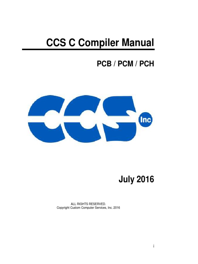 Ccs C Manual PDF | PDF | Parameter (Computer Programming) | Computer ... Ccs C Manual PDF | PDF | Parameter (Computer Programming) | Computer ...