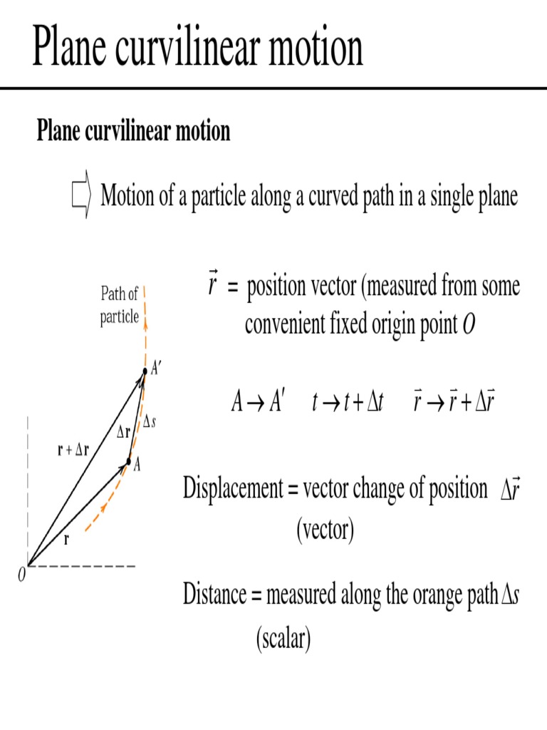 Chapter 2 - 2 Plane Curvilinear Motion | PDF | Acceleration | Velocity