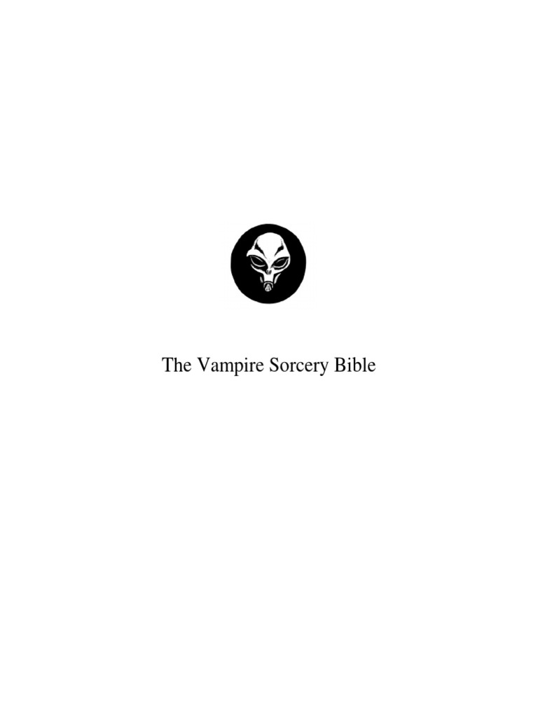 The Vampire Sorcery Bible | PDF | Magic (Paranormal) | Dream