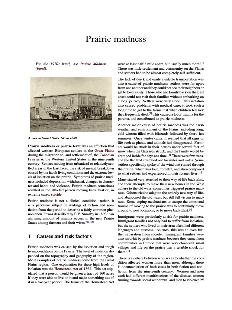 Prairie Madness | PDF