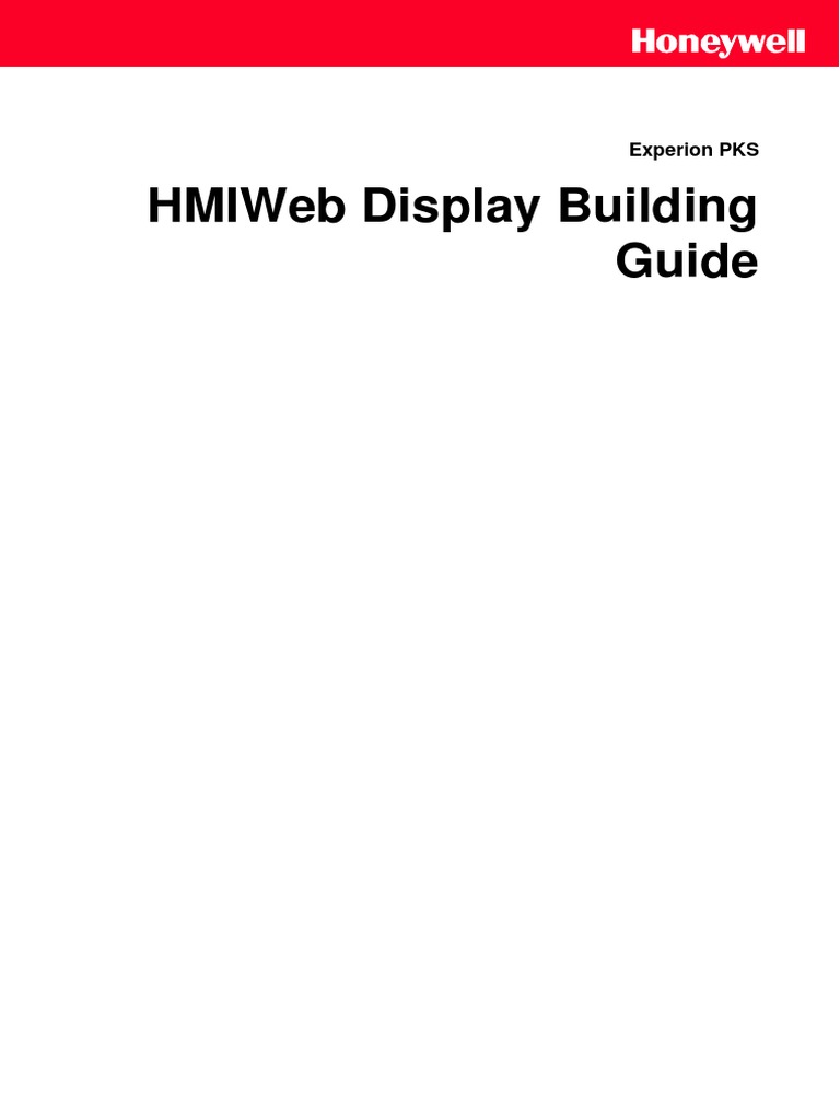 HMIWebDisplayBuildingGuide Eng | PDF | Hyperlink | Button (Computing)