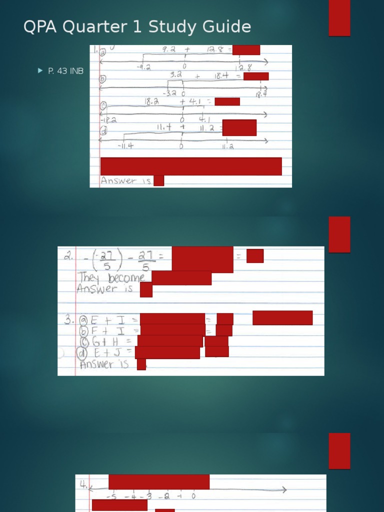 Qpa Quarter 1 Study Guide | PDF