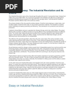 Industrial Revolution's Negative Impacts | PDF | Industrial Revolution