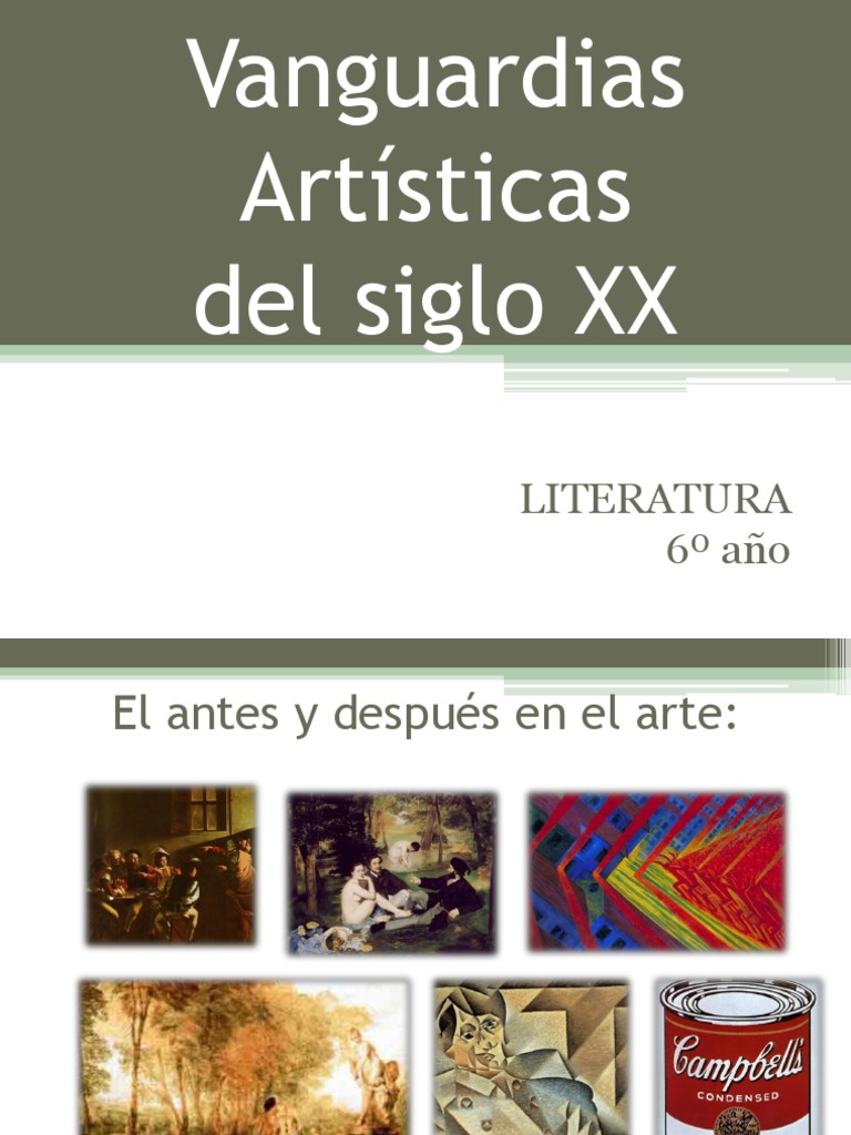 Vanguardias Artísticas Del Siglo XX | PDF | Vanguardia | Modernidad