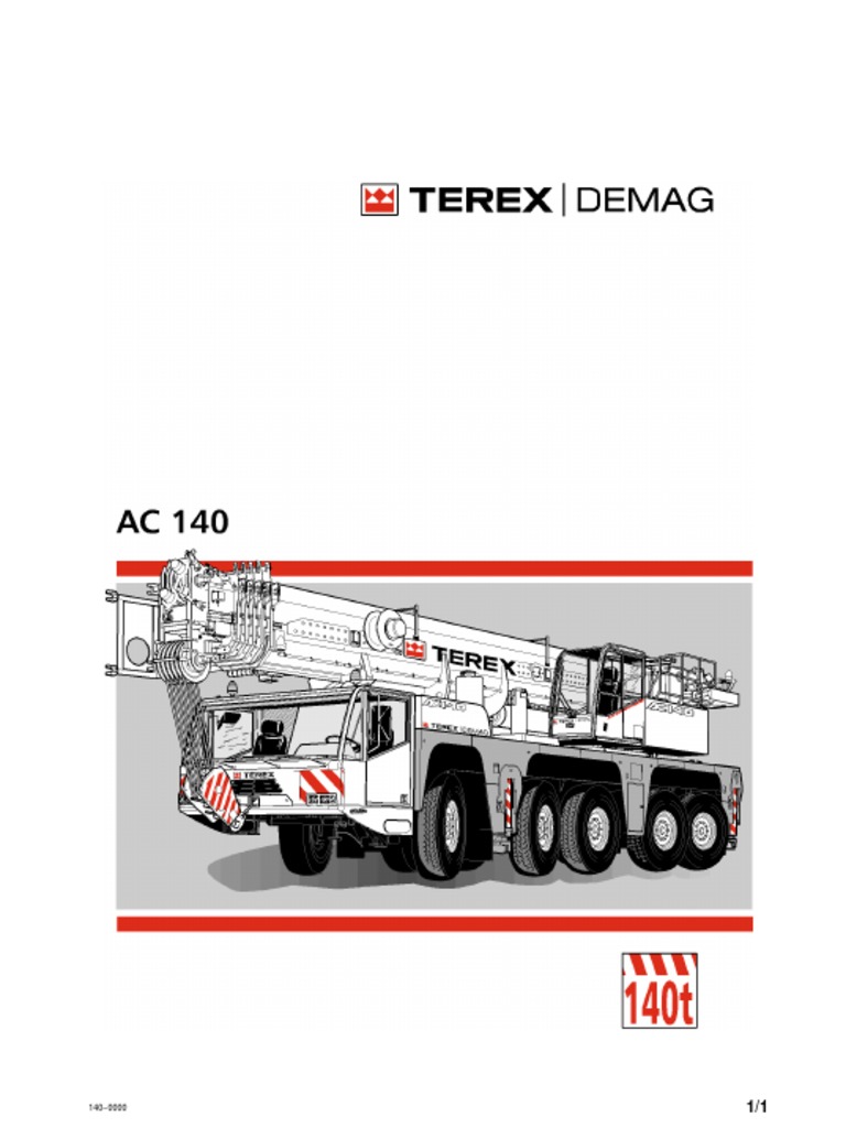 Terex Demag AC 140 Operation and Maintenance Manual PDF | PDF