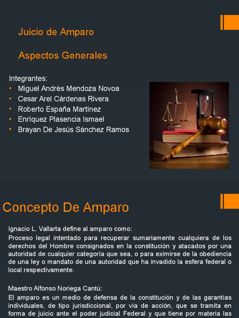 Juicio de Amparo | PDF | Derecho Constitucional | Constitución