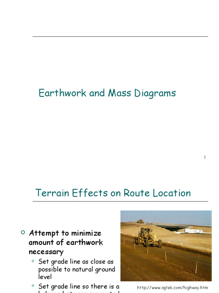 Earthwork and Mass Diagram 1 | PDF | Soil | Casting (Metalworking)