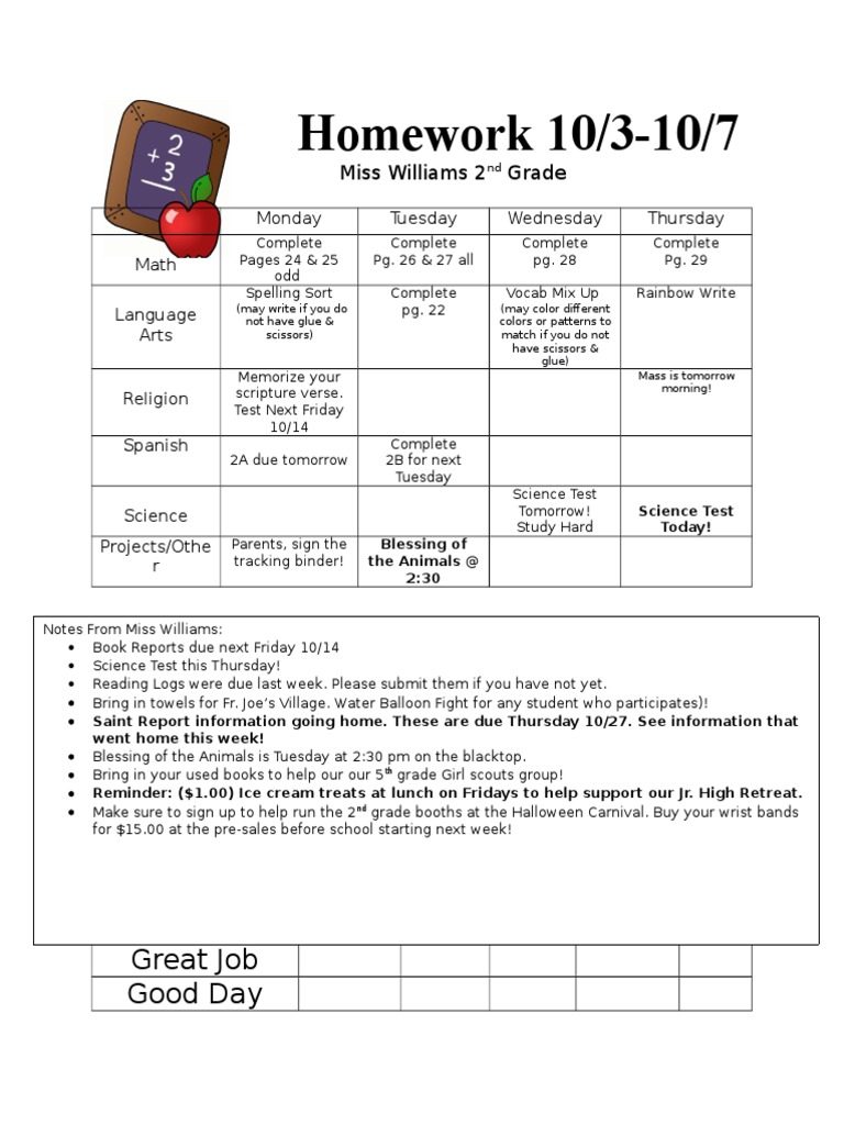 Homework 10/3-10/7 | PDF