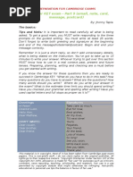 KET Email Writing Guidelines | PDF | Language Arts & Discipline