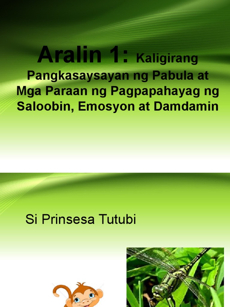 Aralin 1 First Grading | PDF
