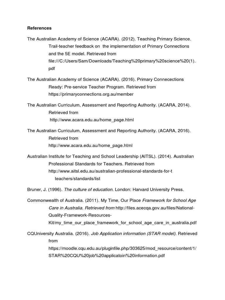 References Assessment 2 | PDF | Educational Assessment | Education Theory