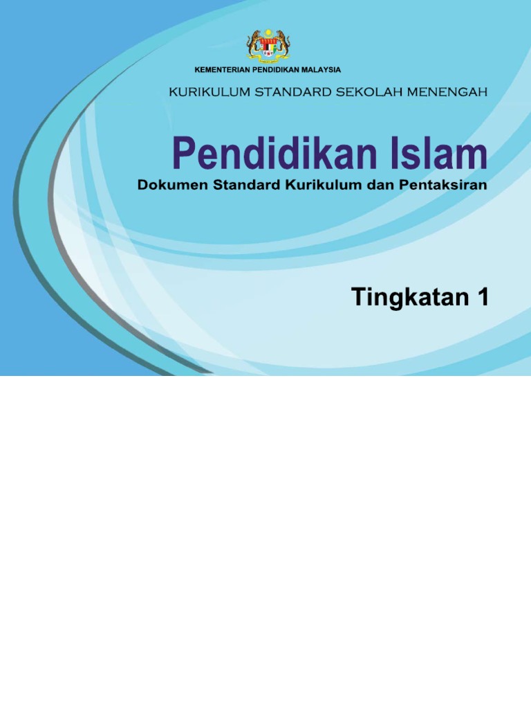 DSKP KSSM Pendidikan Islam Tingkatan 1 PDF | PDF