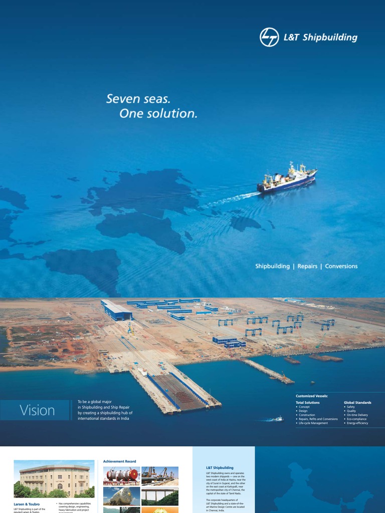 L&T Brochure Jan 2013 | PDF | Ships | Water Transport