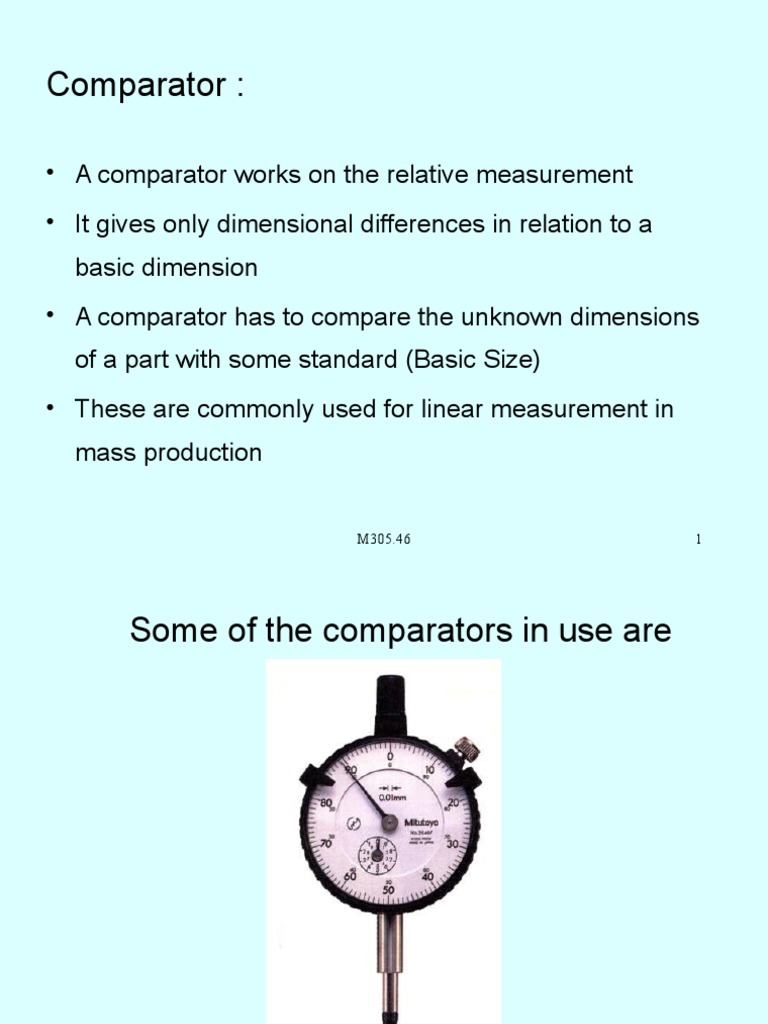 Comparator S | PDF | Optics | Lens (Optics)