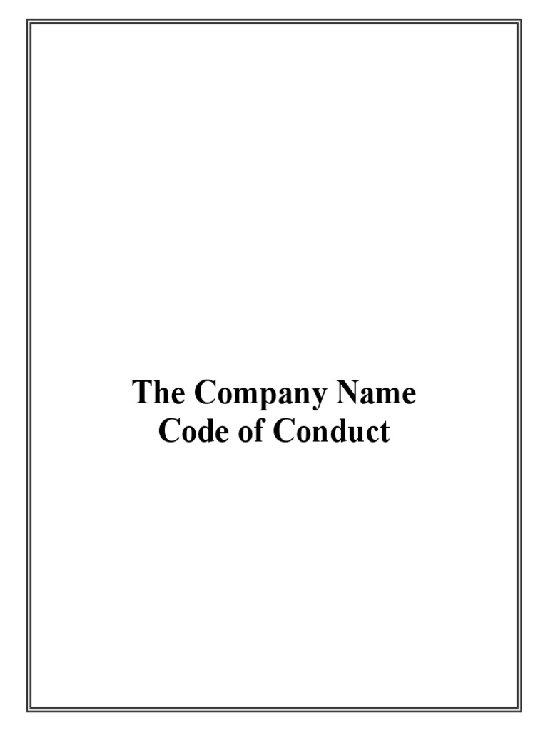 Code of Conduct English | PDF | Bribery | Competition