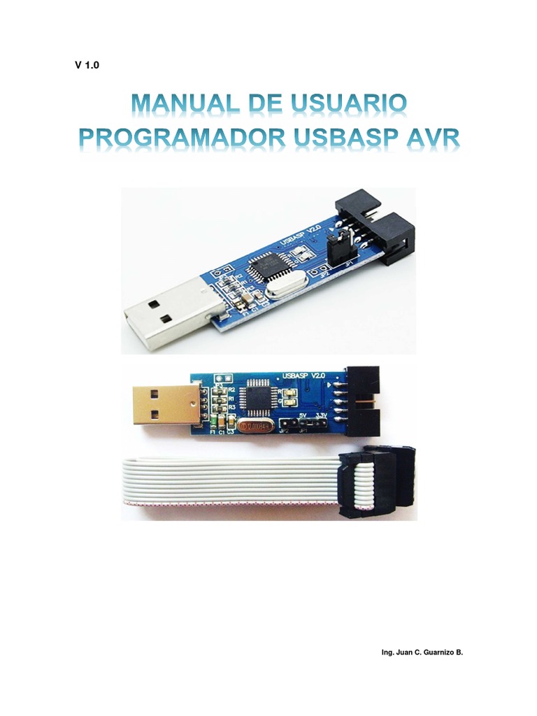 Manual USBASP PDF | PDF | Tecnología