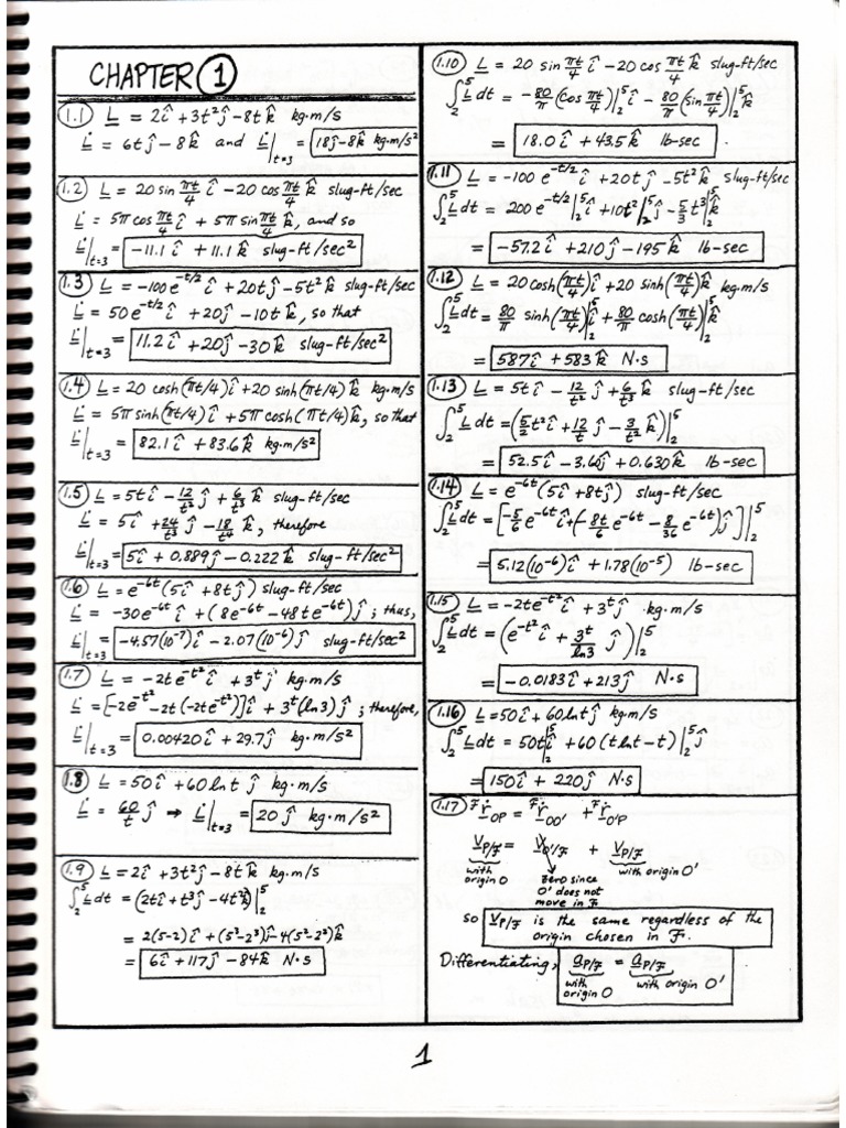 Engineering Mechanics: An Introduction To Dynamics Solution Manual ...
