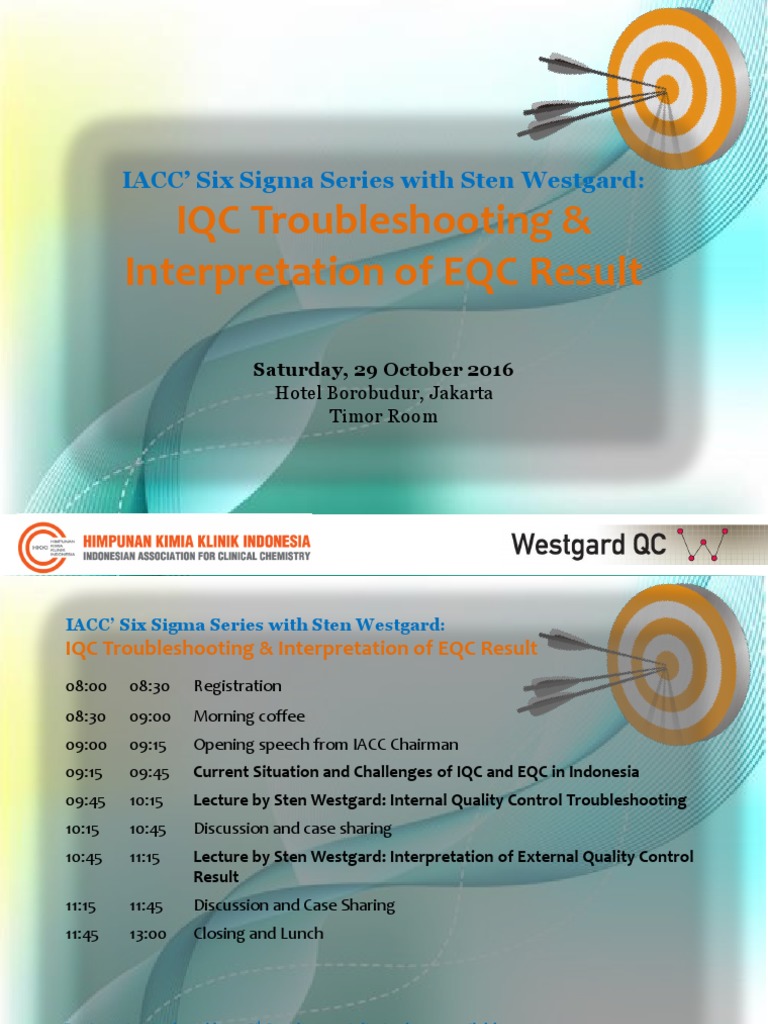 IQC Troubleshooting & Interpretation of EQC Result: IACC' Six Sigma ...