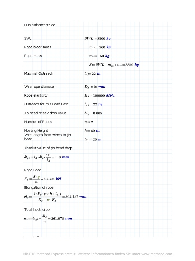 Exemple Dinamic Factor As DNV GL For Offshore Cranes | PDF | Crane ...