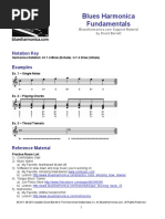 Harmonica Chart (All Keys) | PDF | Music Theory | Elements Of Music
