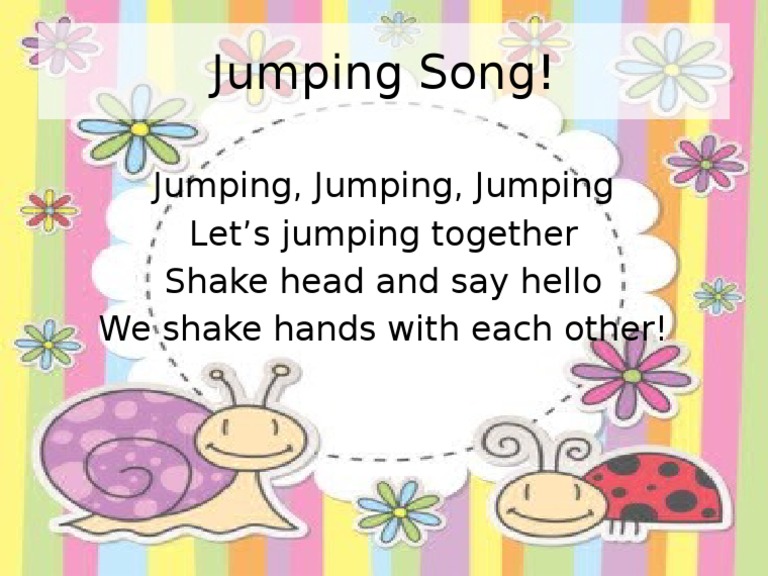 Jumping Song!: Jumping, Jumping, Jumping Let's Jumping Together Shake ...