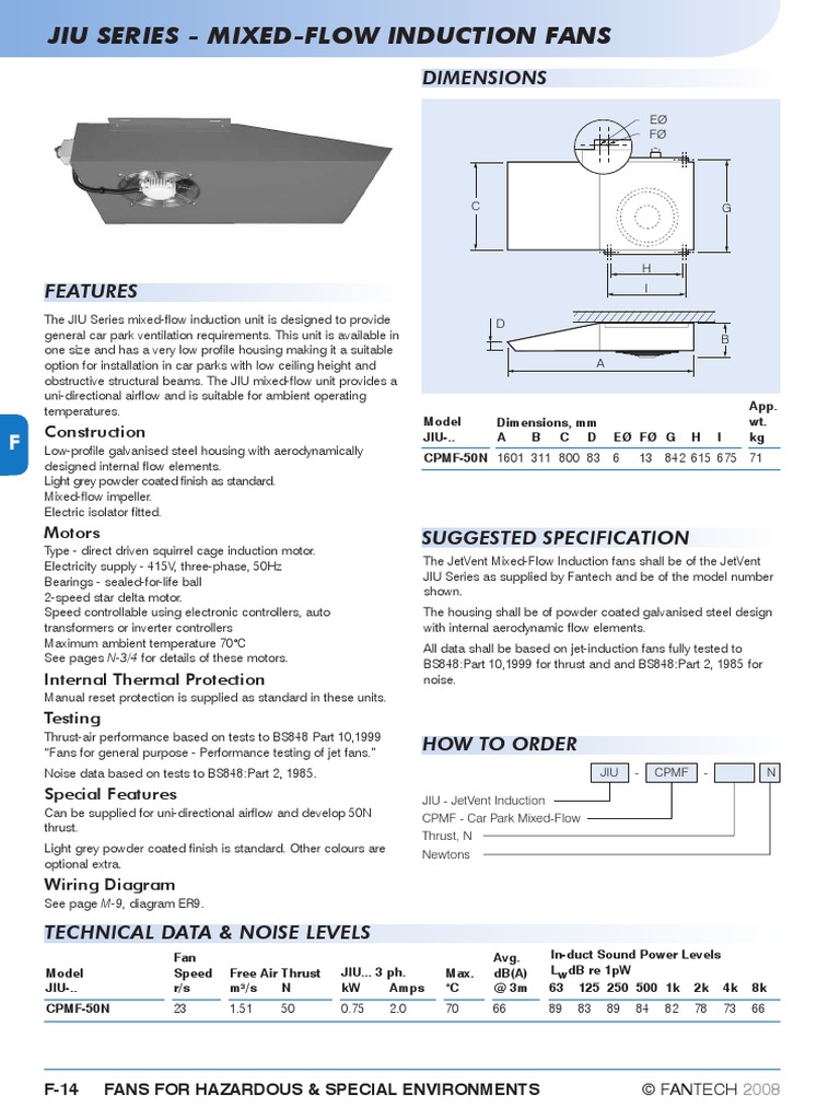 Jet Vent Mixed Flow | PDF