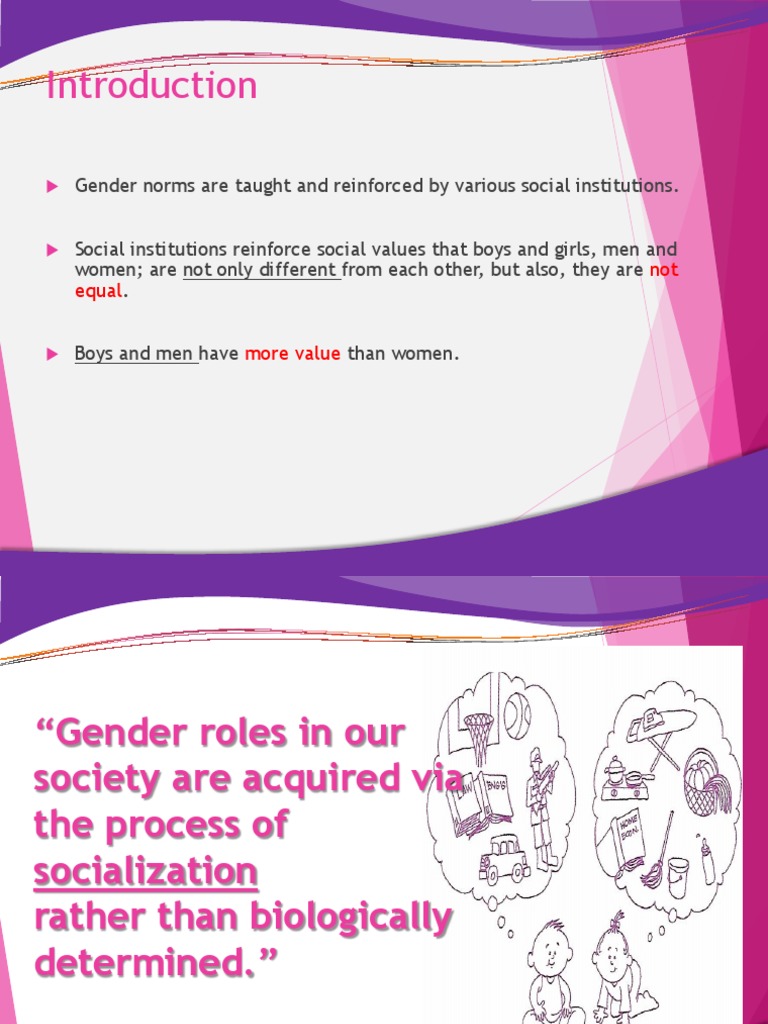 Gender Norms and Socialization | PDF | Gender Role | Adultery