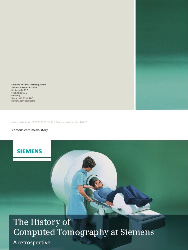 Medhistory Milestones History of CT at Siemens English PDF | PDF | Ct ...