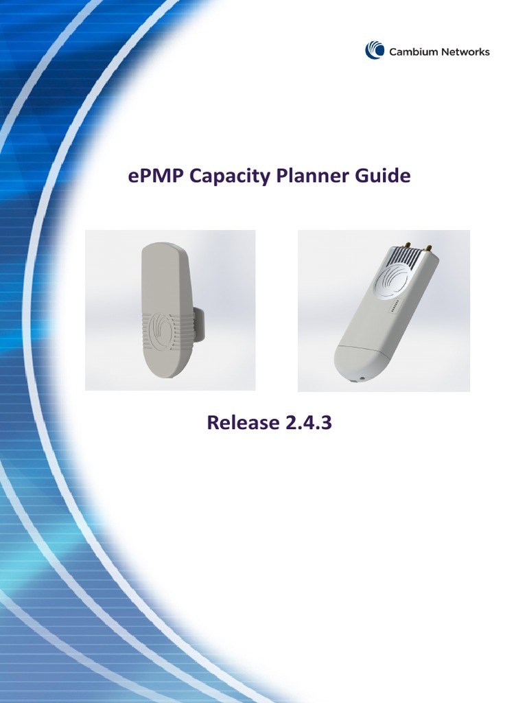 EPMP Capacity Planner Guide R2.4.3 | PDF | Orthogonal Frequency Division Multiplexing | Mimo