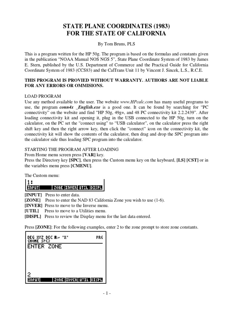 SPC 50 Manual | PDF | Latitude | Azimuth