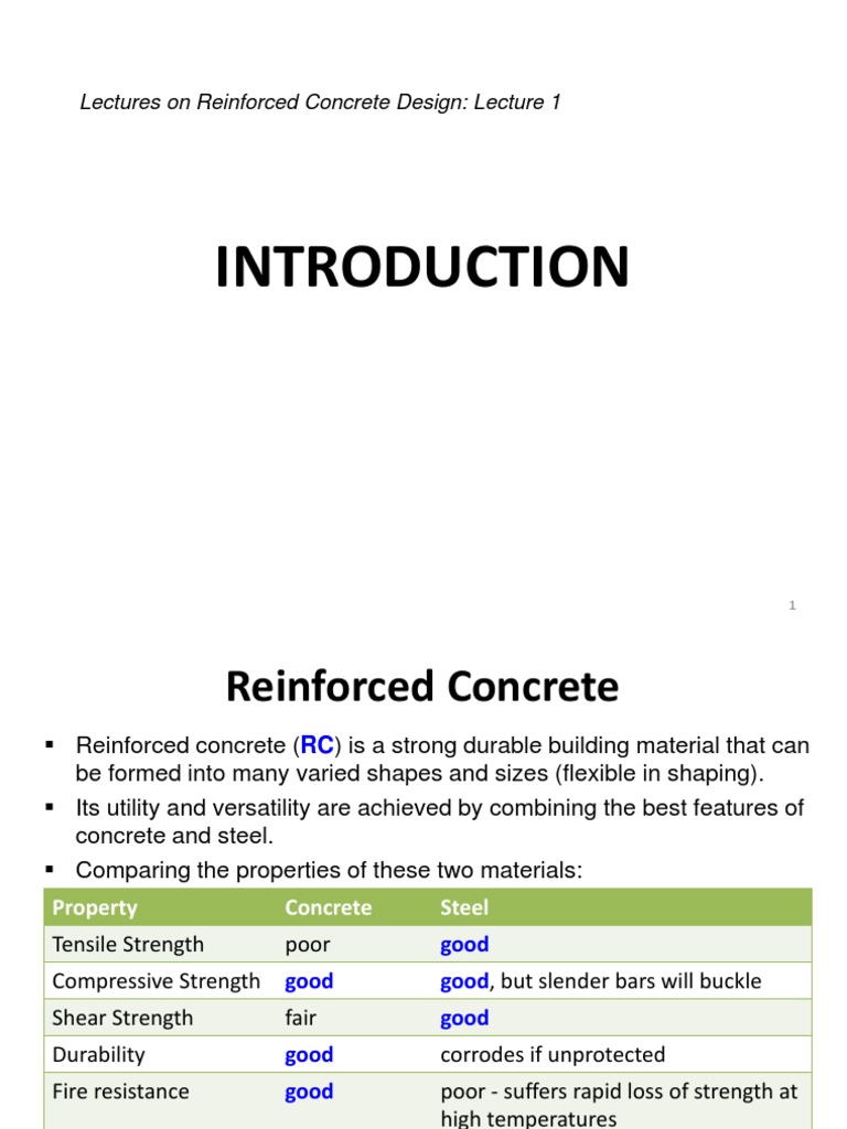 Reinforced Concrete Design Fundamentals: An Introduction to Reinforced ...