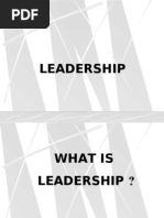 Leadership Presentation | PDF | Leadership | Psychology