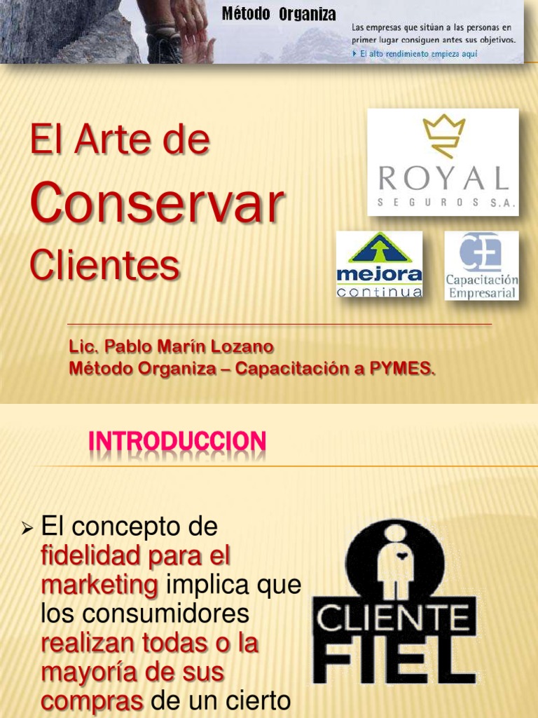 Arte de Conservar Clientes | PDF | Cliente | Producto (Negocio)