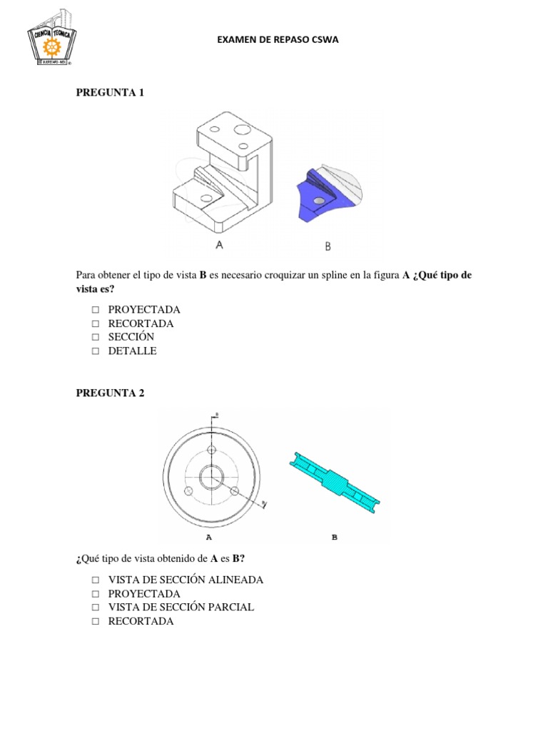 Examen Cswa | Science | Ingeniería