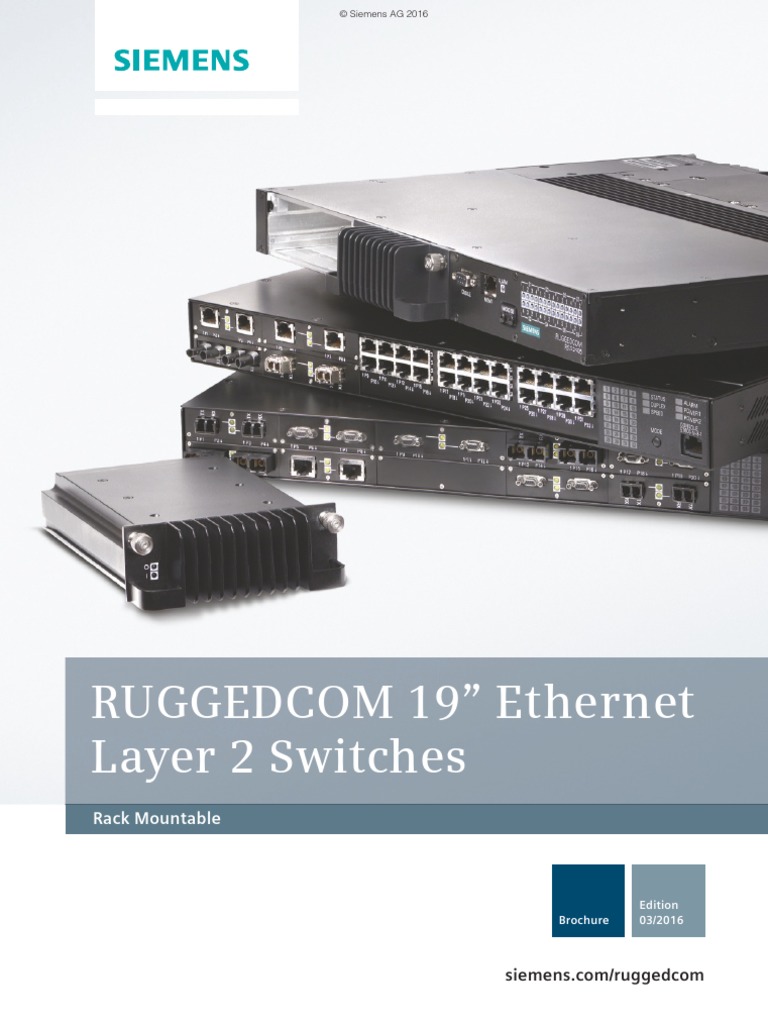 Ruggedcom Ethernet Layer 2 Switches en | PDF | Electromagnetic Interference | Ethernet