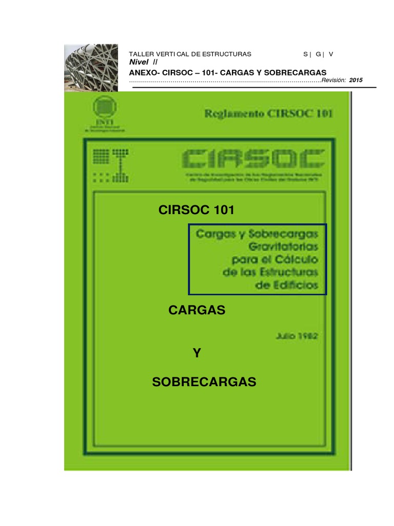 Reglamento Cirsoc 101-2016 | PDF | Hormigón | Ladrillo