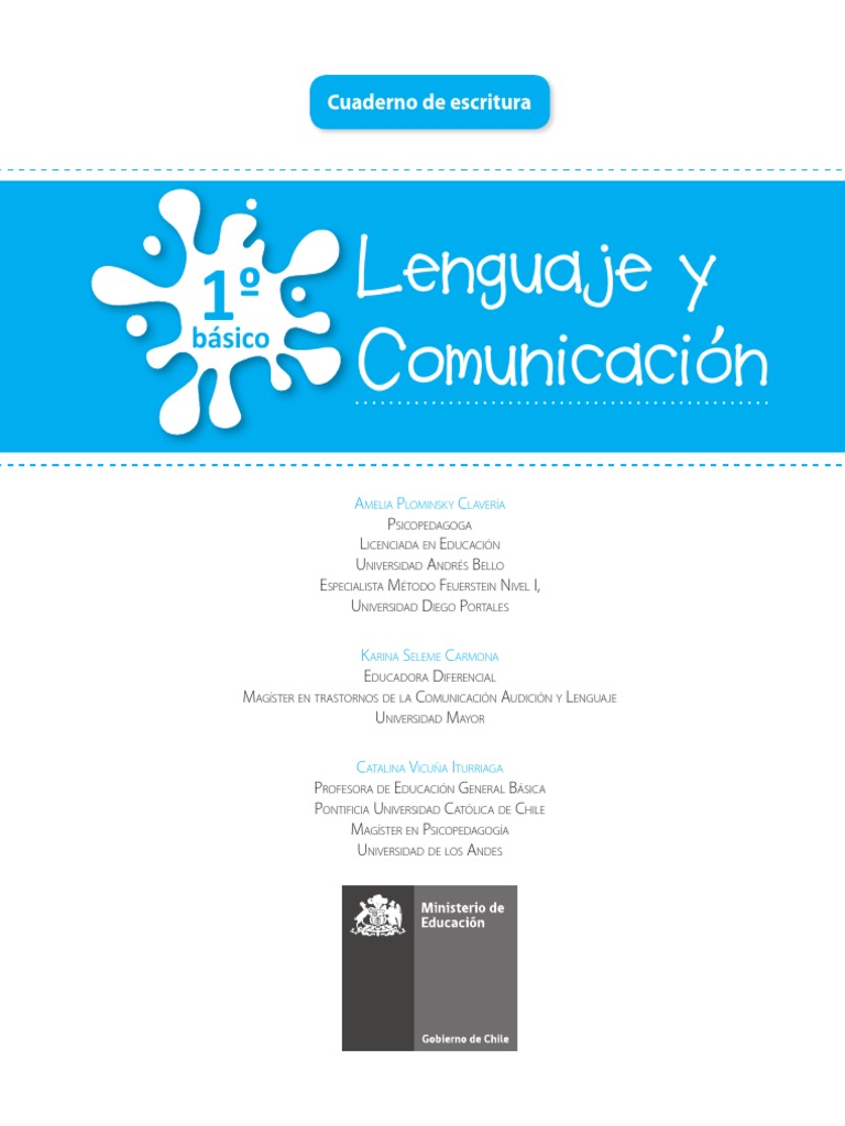 Lenguaje-Cuaderno Escritura PDF | PDF