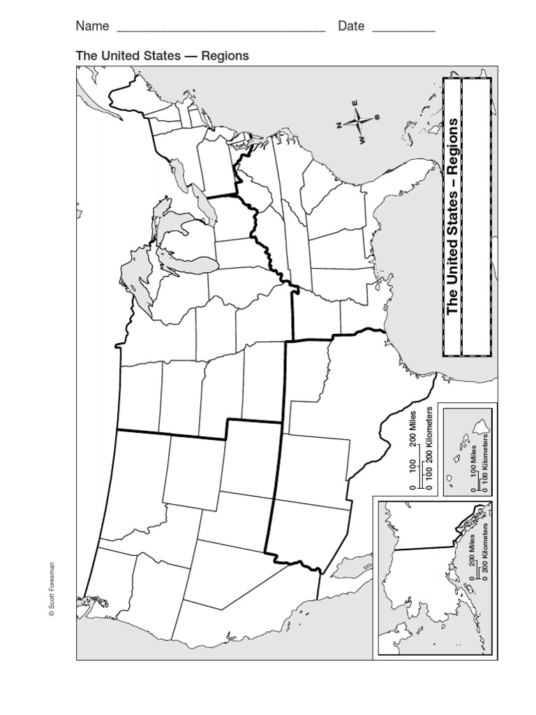 The United States - Regions: Name - Date | PDF