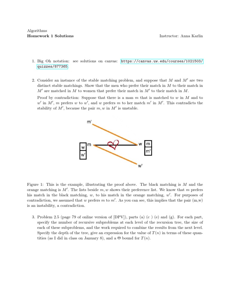 Ps1 Solution (VERY IMP) | PDF | Time Complexity | Recursion