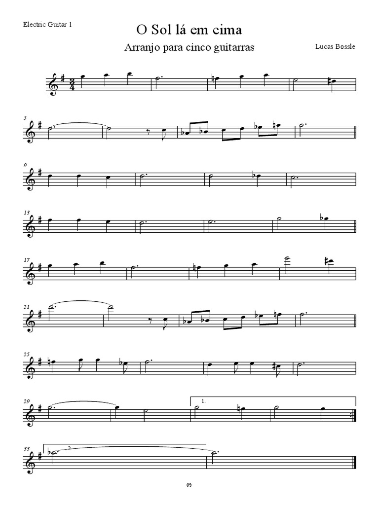 Tema - Electric Guitar 1 | PDF