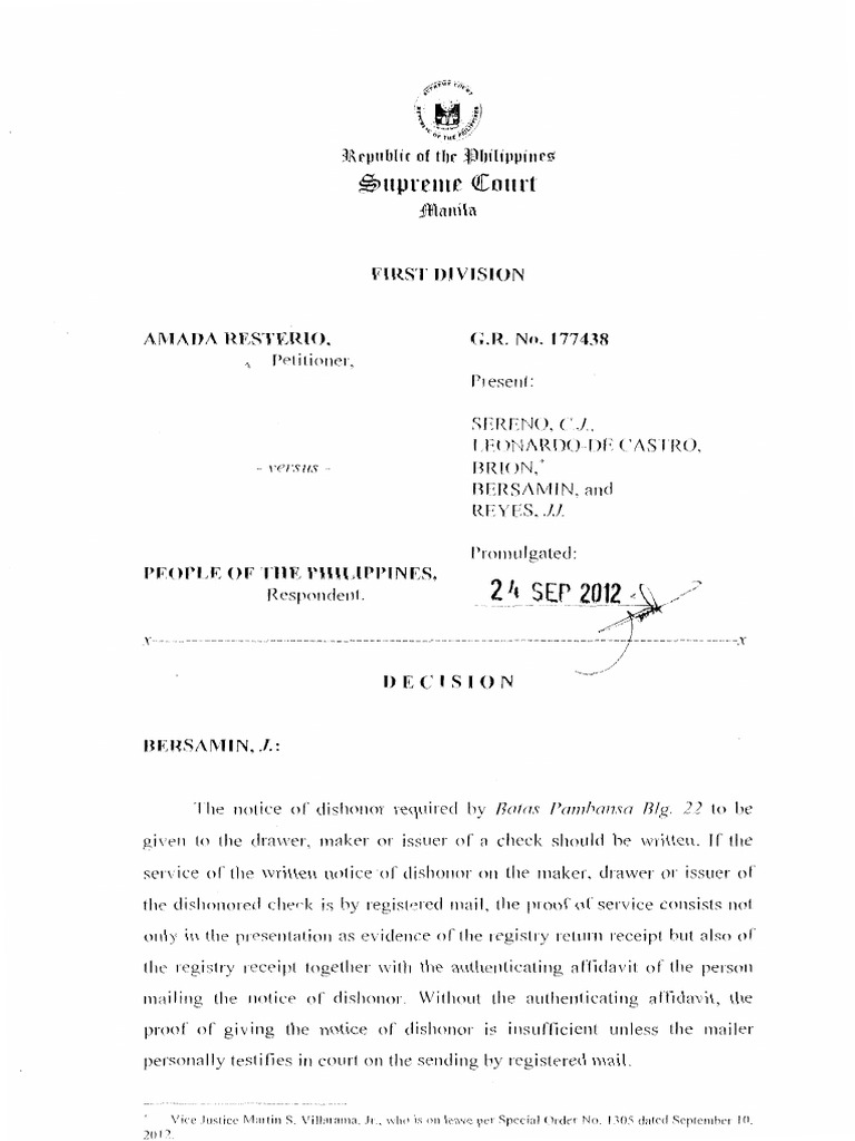 Legal Analysis: Batas Pambansa Blg. 22 | PDF | Evidence (Law) | Burden Of Proof (Law)