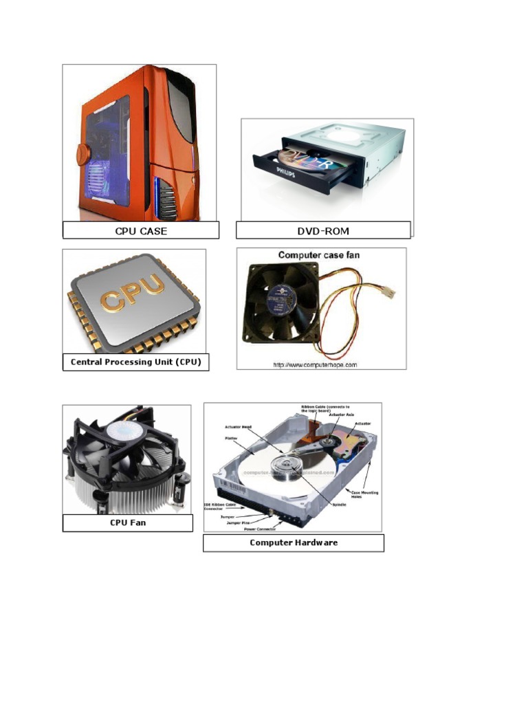 Cpu Case Dvd-Rom: Central Processing Unit (CPU) | PDF