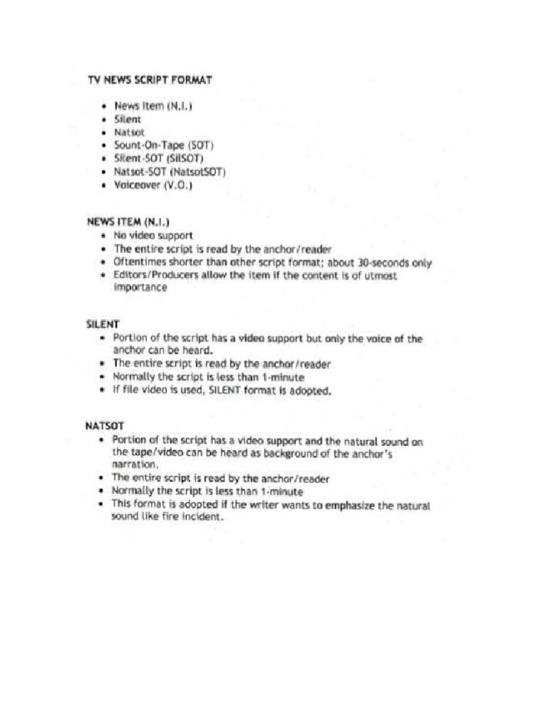 TV Broad Terms | PDF