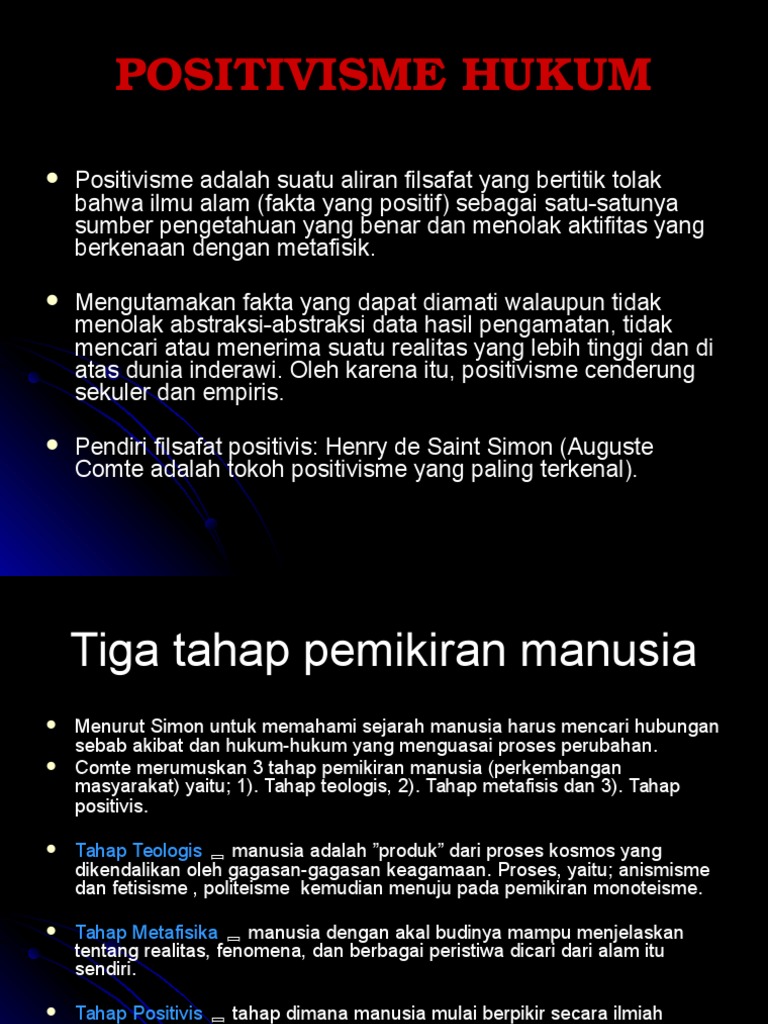 Positivisme Hukum dan Teorinya | PDF