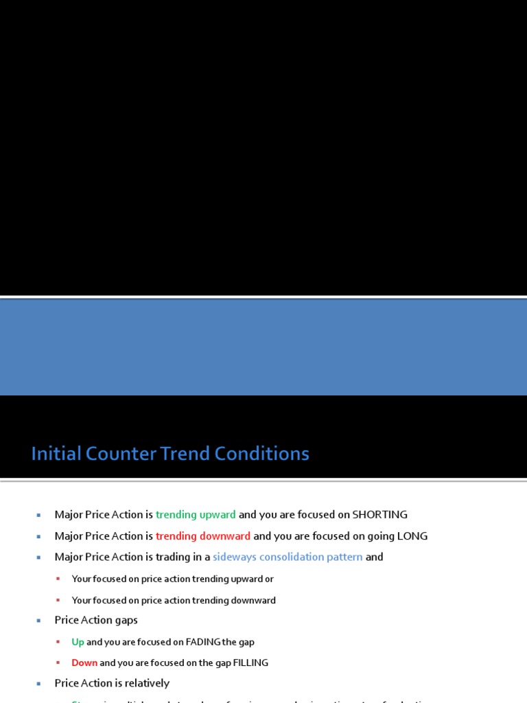 5 Advanced Counter Trend Trading Techniques Pdf Market Trend