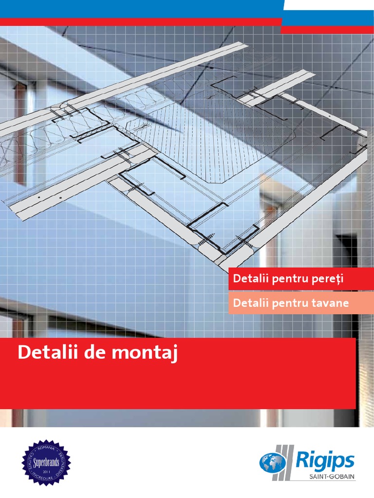 Detalii Pereti de Compartimentare Rigips PDF | PDF