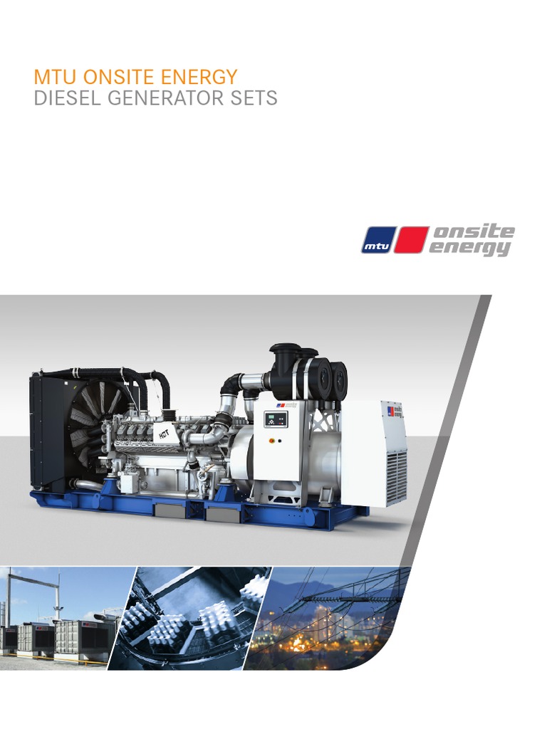 Diesel Generator Set Brochure | Diesel Engine | Cogeneration
