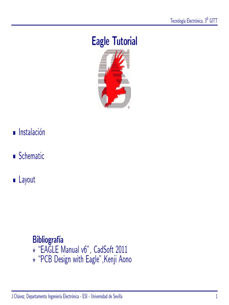 Tuto Eagle | PDF | Electrónica | Ingeniería Informática