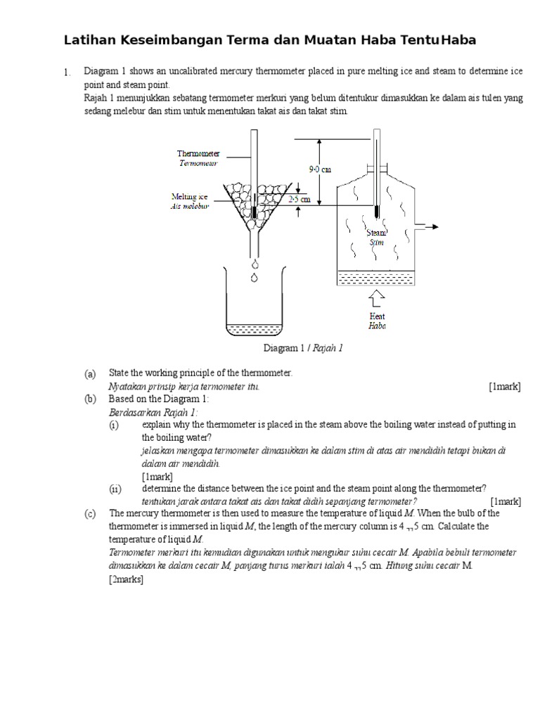 Latihan Haba | PDF