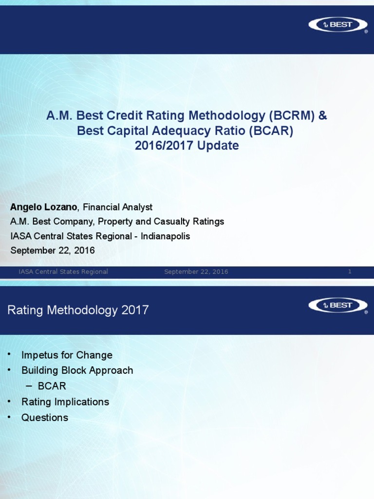 IASA Central States - BCRM and BCAR PPT - Sept 22, 2016 Revised | PDF ...